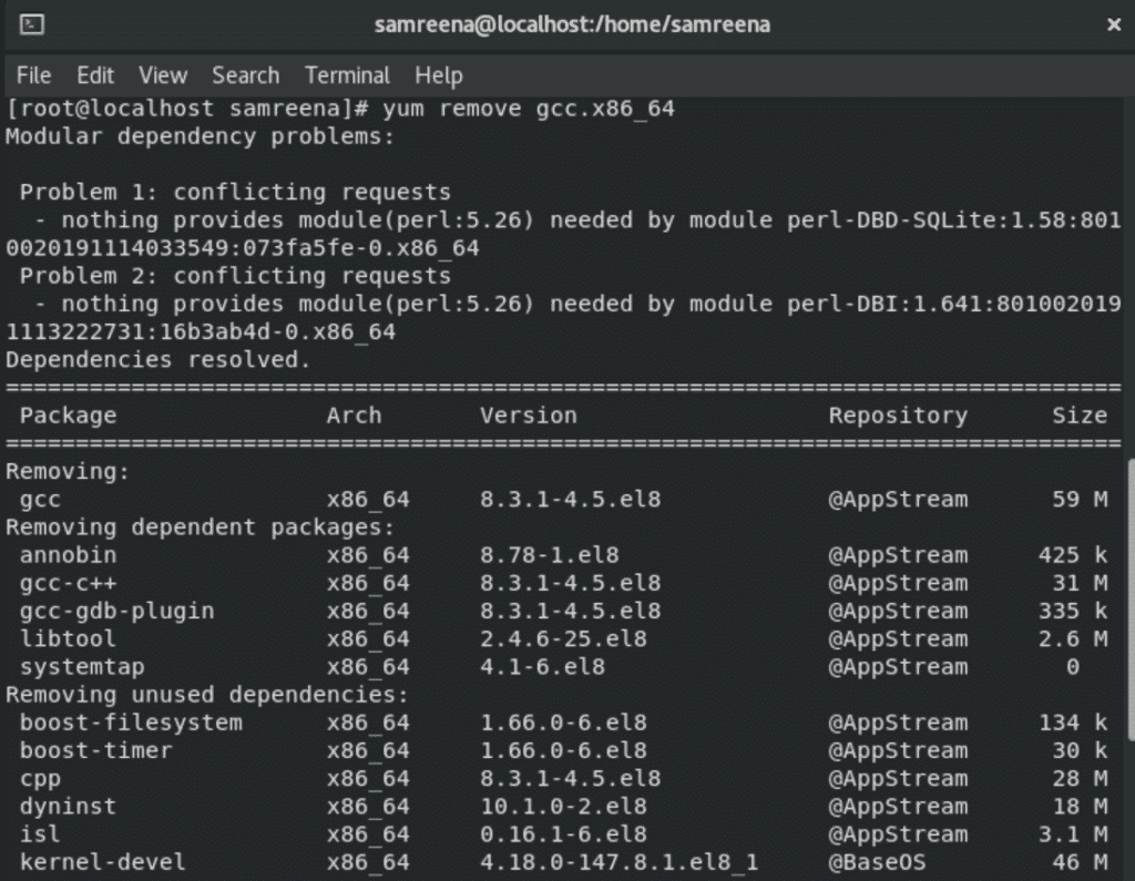 How to uninstall programs from CentOS 8 – LinuxWays