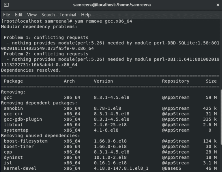 How to uninstall programs from CentOS 8 – LinuxWays