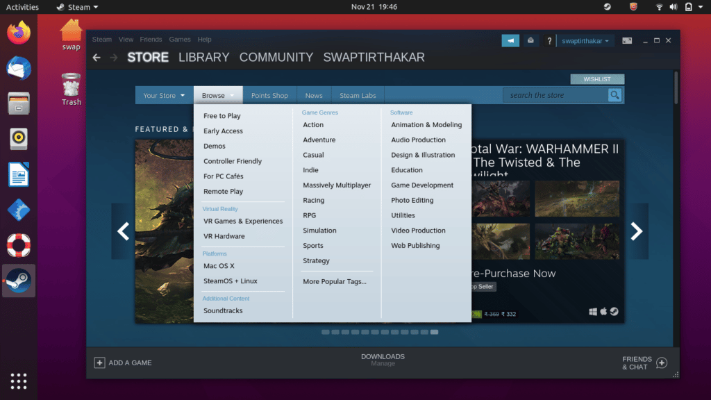How to Install and Use Steam on Ubuntu 20.04 LTS – LinuxWays