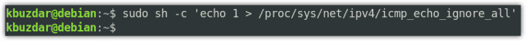 How To Block Or Unblock Ping Request On Debian 10 Linuxways