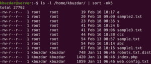 Sort command in Linux with examples – LinuxWays