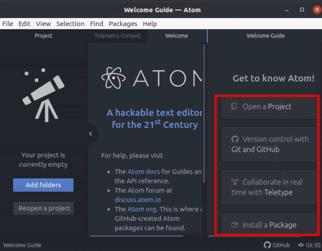 Install Atom Editor On Ubuntu 2004 Linuxways