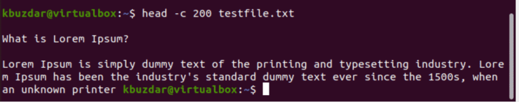 Use of Head Command in Linux – LinuxWays