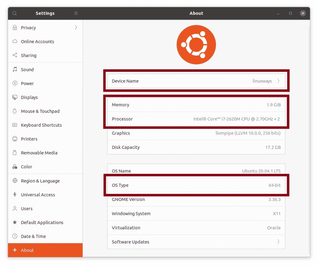 How to Display System and Hardware Details in Ubuntu 20.04 – LinuxWays