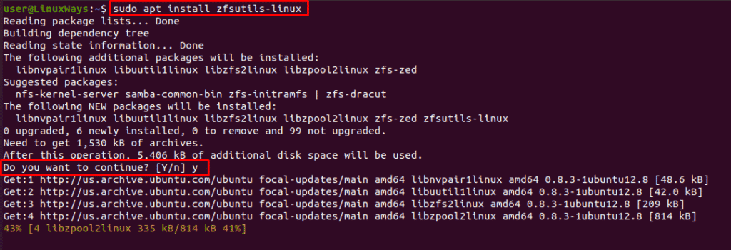 How to Configure ZFS on Ubuntu 20.04 – LinuxWays