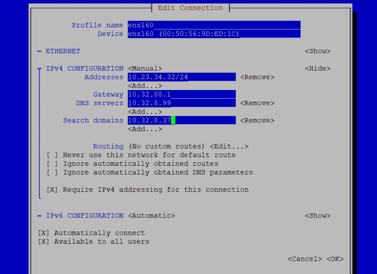 How To Configure Network In Linux Using Netplan And Nmtui Linuxways