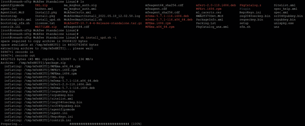 How to Install McAfee ENS on Linux – Standalone – LinuxWays