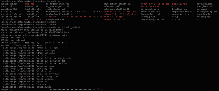 How to Install McAfee ENS on Linux – Standalone – LinuxWays