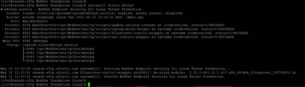 How to Install McAfee ENS on Linux – Standalone – LinuxWays
