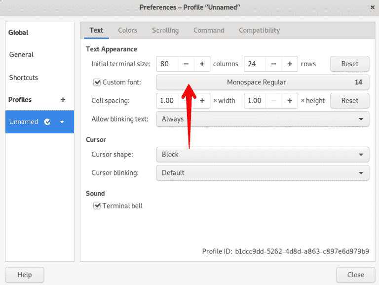 How to Change Font Type, Size, and Color of Debian 10 Terminal – LinuxWays