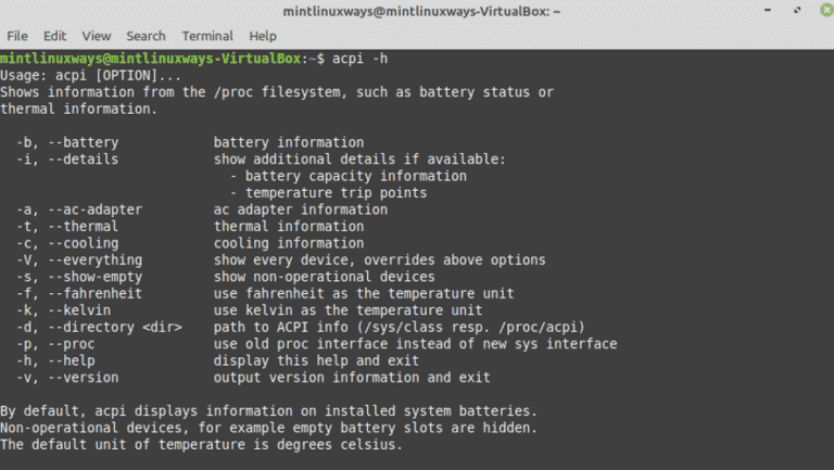 How to Check Your Laptop’s Battery Status on Linux Mint 20 – LinuxWays