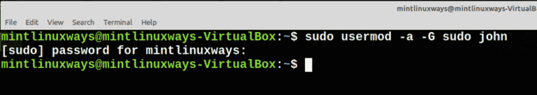 How to Add and Remove Users in Linux Mint 20 – LinuxWays