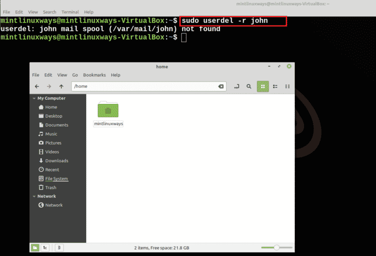 How to Add and Remove Users in Linux Mint 20 – LinuxWays