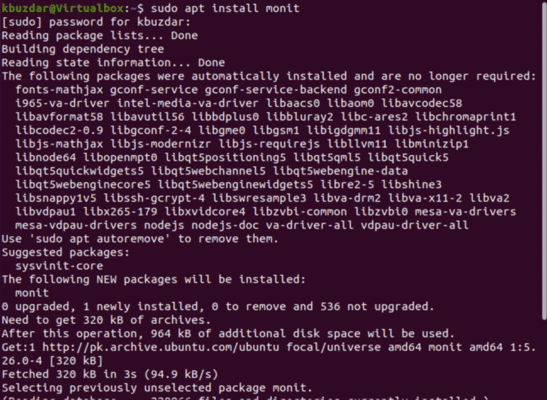 How to Install and Configure Monit Monitoring Server on Ubuntu 20.04 ...
