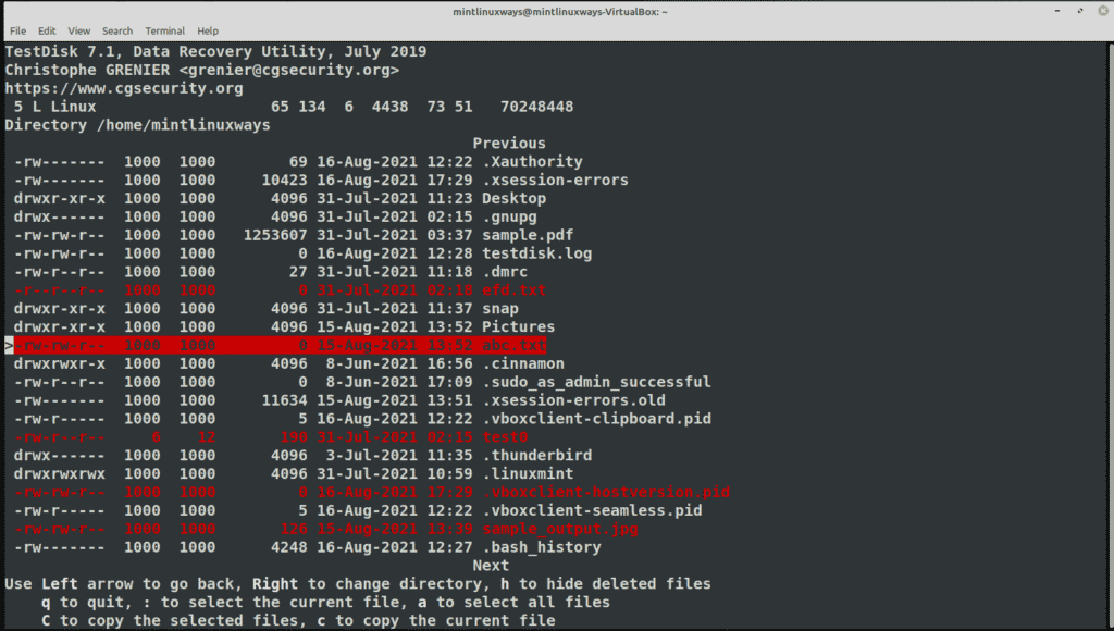 How to Restore a Deleted File on Linux – LinuxWays