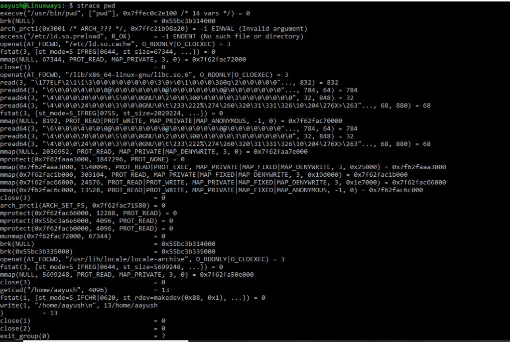 11 Strace Command With Example In Linux Linuxways 