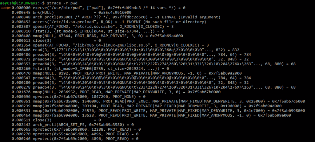 11 Strace Command with Example in Linux – LinuxWays