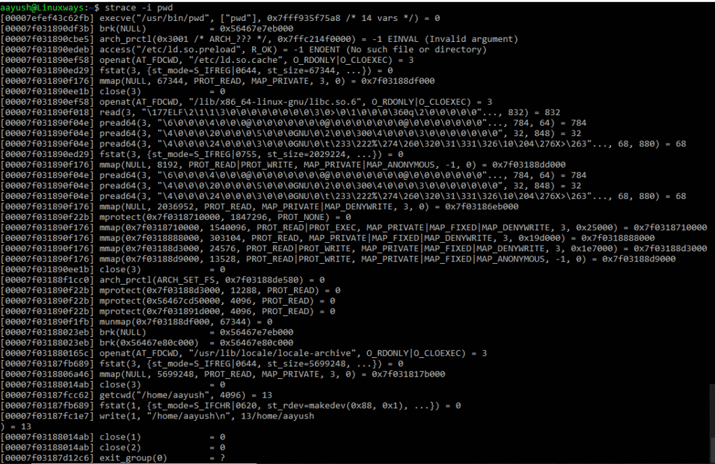 11 Strace Command with Example in Linux – LinuxWays