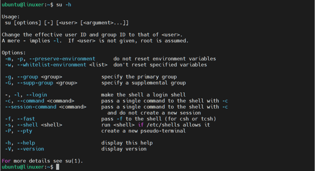 su Command in Linux – LinuxWays