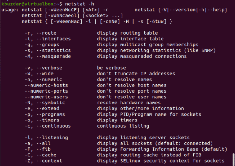 Monitor Network Traffic Using Netstat Command In Linux Linuxways