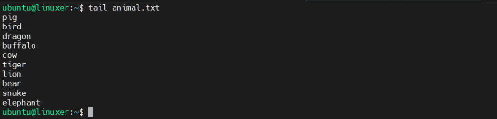 tail Command in Linux – LinuxWays