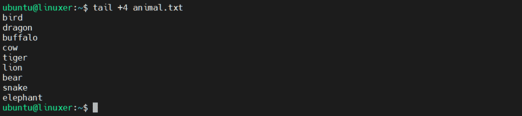 tail Command in Linux – LinuxWays