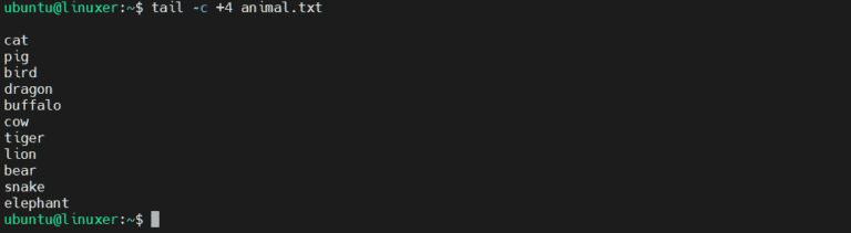tail Command in Linux – LinuxWays
