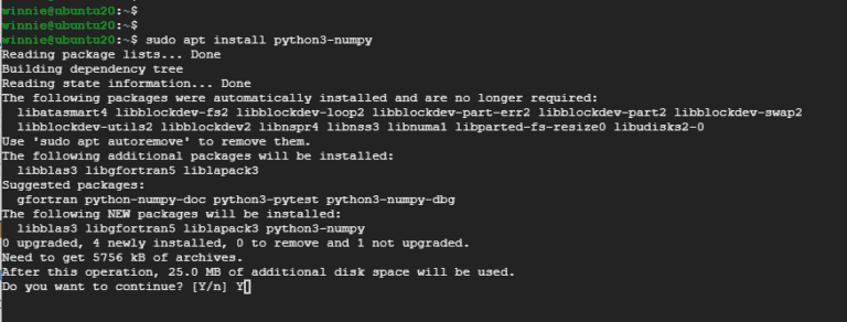 How to Install NumPy on Ubuntu 20.04 LTS – LinuxWays How to Install NumPy on Ubuntu 20.04 LTS – LinuxWays