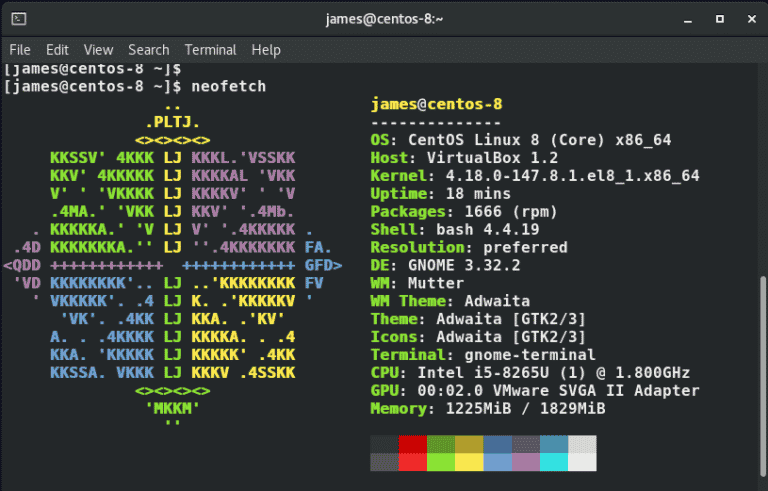 How To Install And Use Neofetch On Linux Rhel Centos Arch Linuxways 