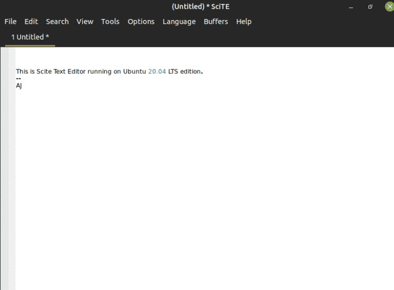 How to Install SciTE Text Editor on Ubuntu 20.04 LTS – LinuxWays