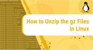 How to Unzip the gz Files in Linux – LinuxWays
