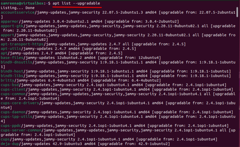 Update All Packages in Ubuntu 22.04 – LinuxWays