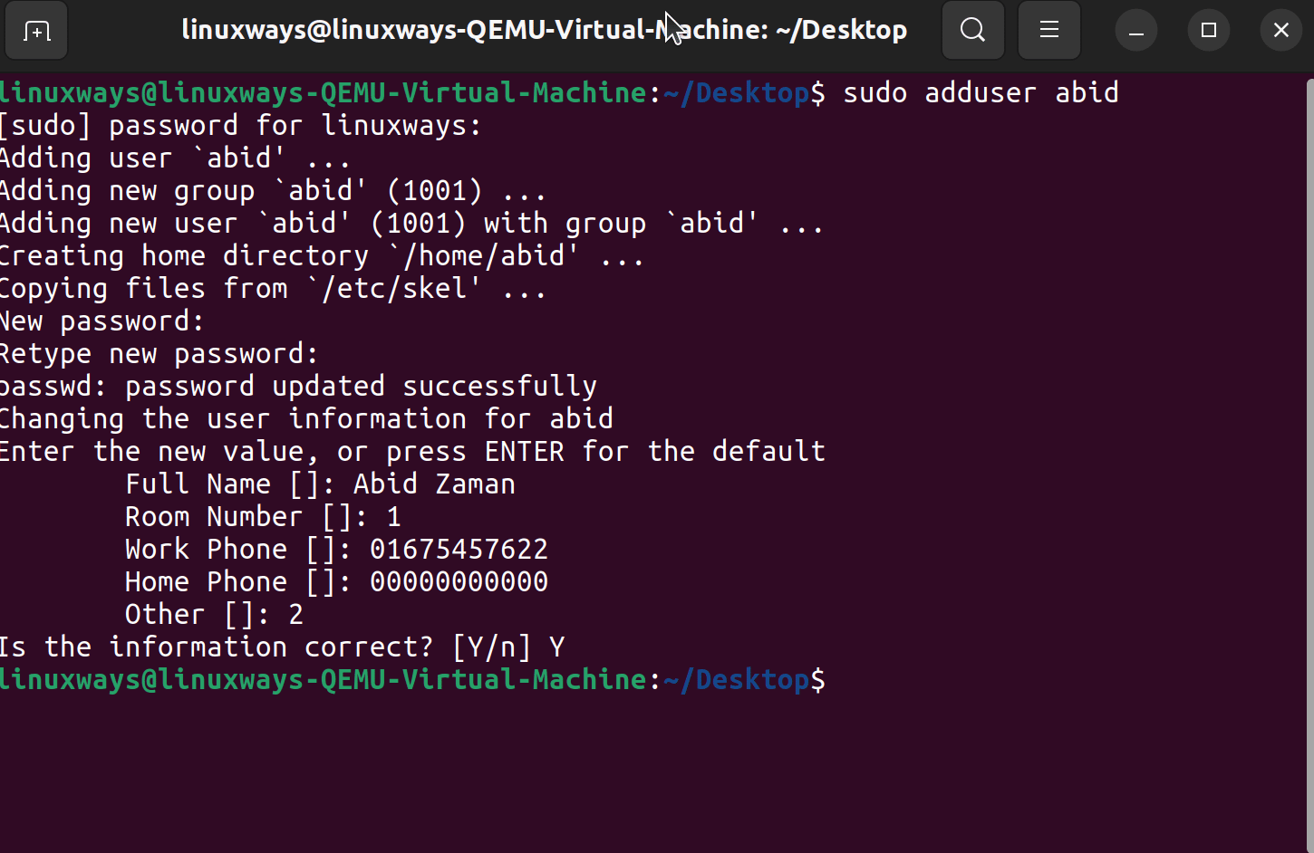 How To Use The “adduser” Command In Linux With Examples Linuxways 3317