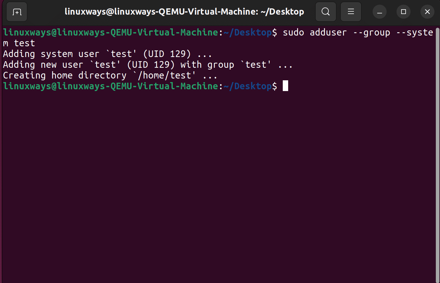 How To Use The “adduser” Command In Linux With Examples Linuxways 2115