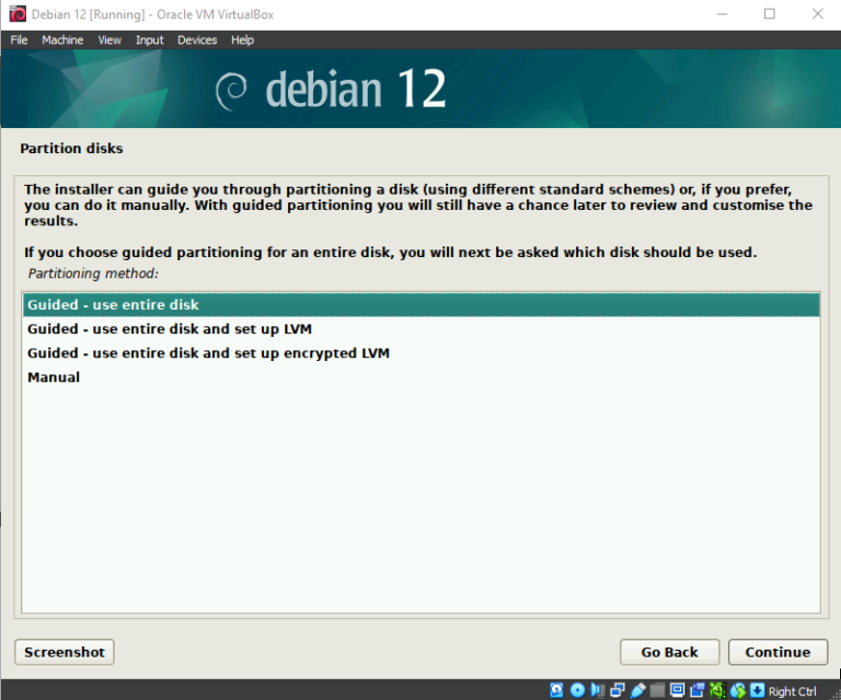 How To Install Debian 12 On Virtualbox Linuxways