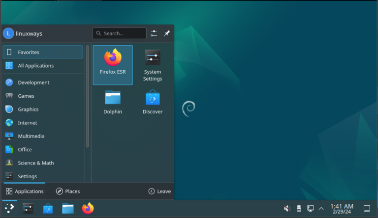 How to Install KDE Plasma on Debian 12 – LinuxWays