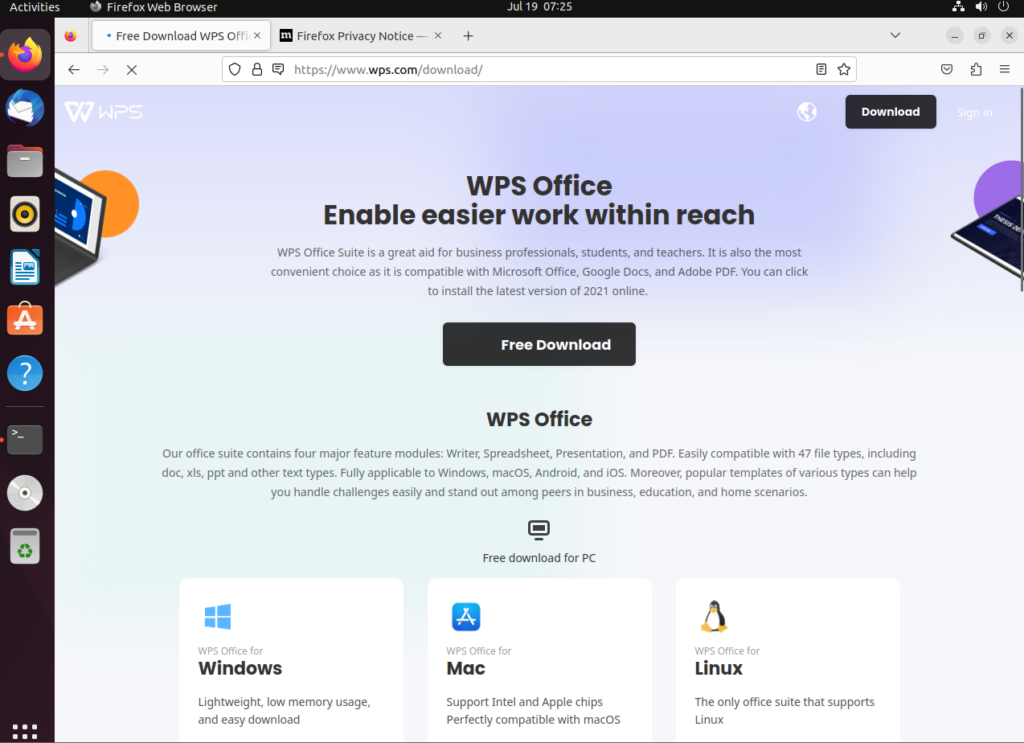 Install WPS Office on Ubuntu 22.04 – LinuxWays