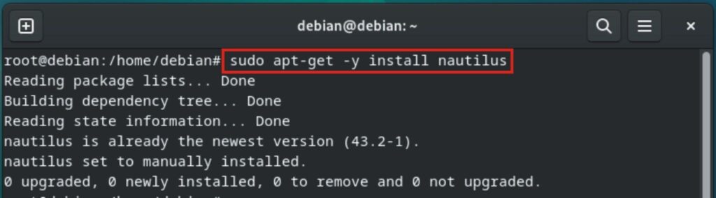 How to Install Nautilus File Manager on Debian 12 – LinuxWays