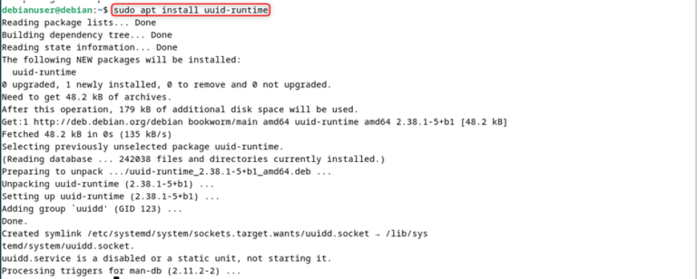 How to Install and Use UUIDgen in Debian 12 – LinuxWays