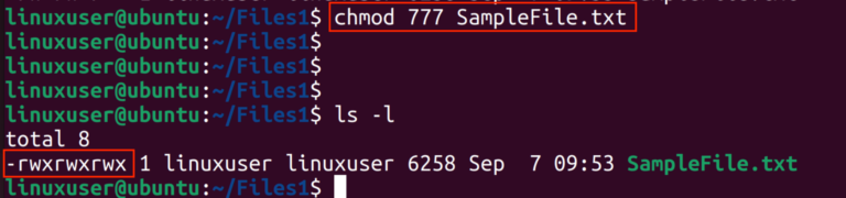 How does Chmod 777 Work in Linux/Ubuntu – LinuxWays