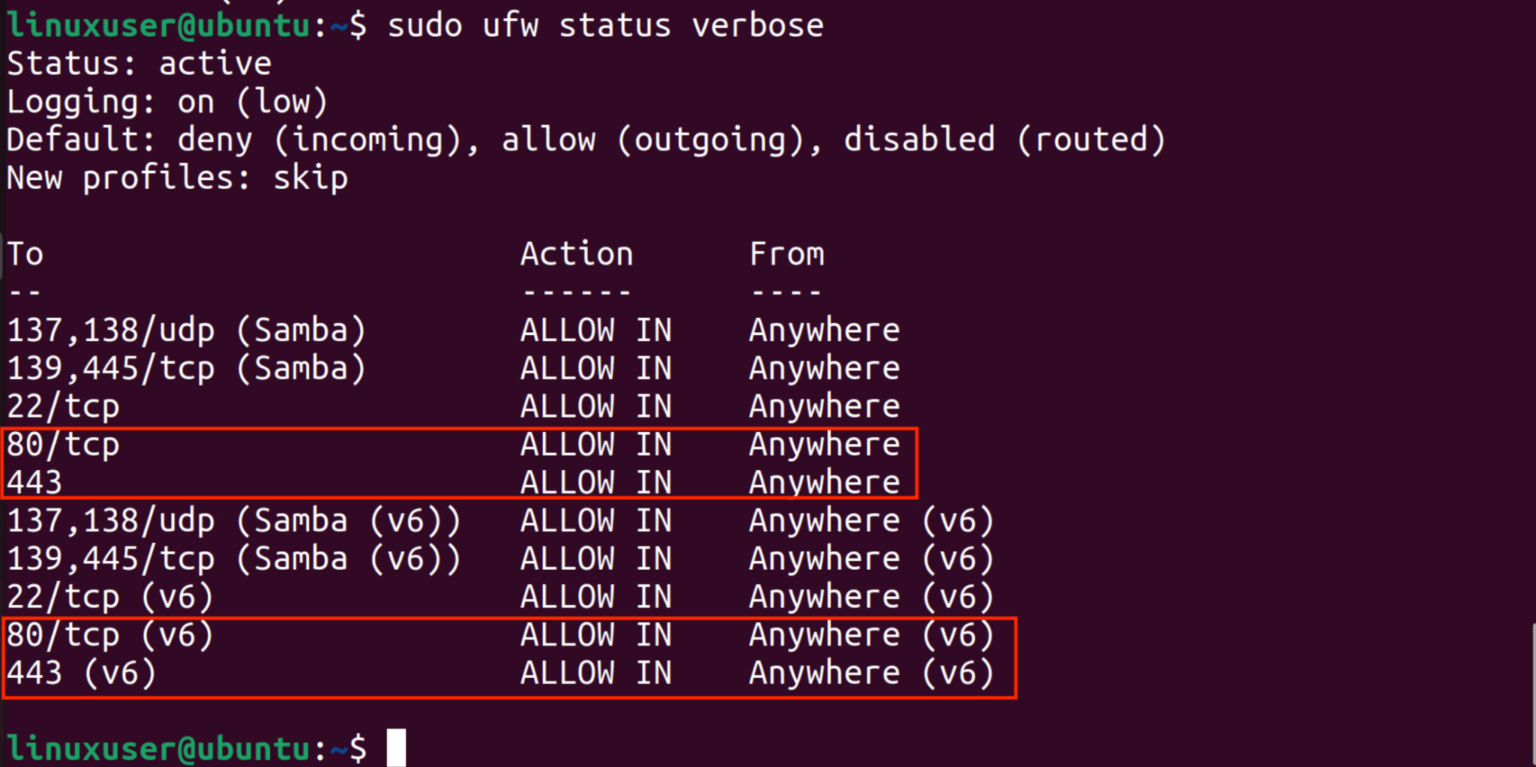 How To Configure Firewall Rules With Ufw On Ubuntu 2204 Linuxways 8577