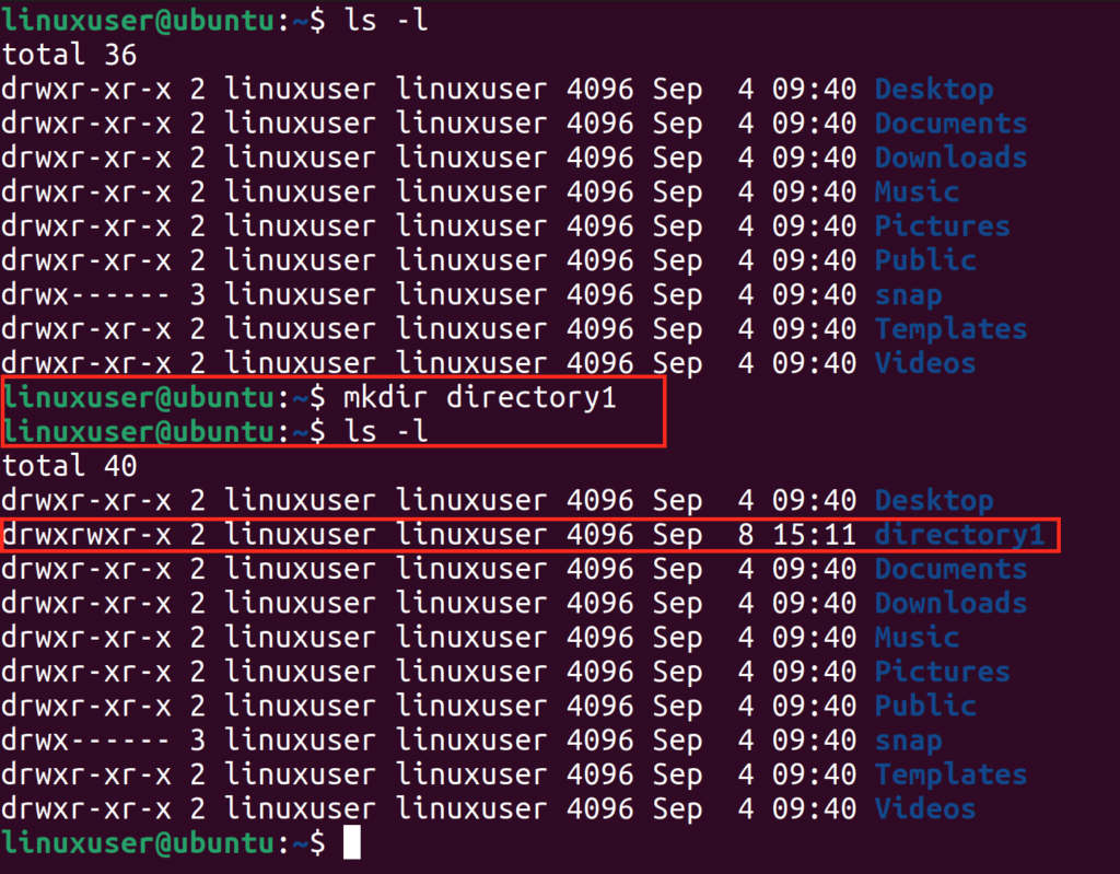 How To Create A Directory And Subdirectory In Linuxubuntu Linuxways