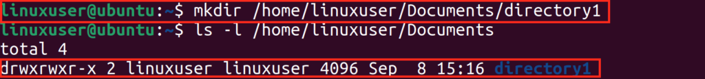 How To Create A Directory And Subdirectory In Linuxubuntu Linuxways 7475