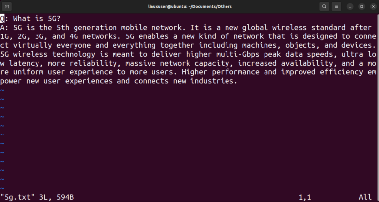 How to Exit/Quit Linux Vi Editor With or Without Saving Changes in ...