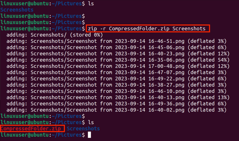 How to Zip Files and Directories in Linux/Ubuntu? – LinuxWays