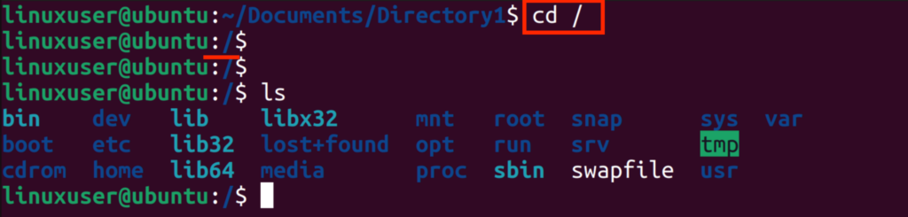 cd Command in Linux (Change Directory) – LinuxWays