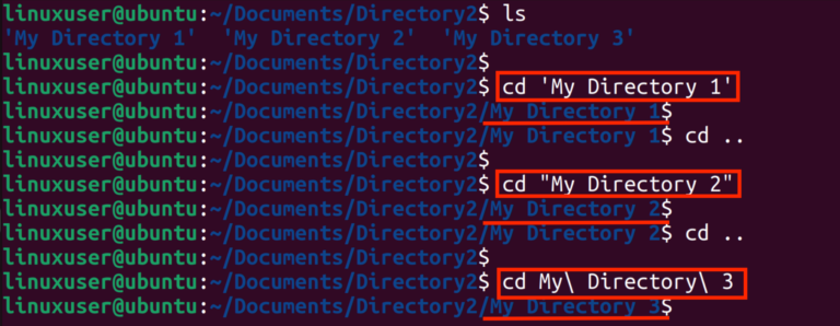cd Command in Linux (Change Directory) – LinuxWays