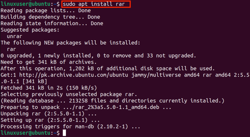 How to Compress Files in Ubuntu 22.04 Using Command Line? – LinuxWays
