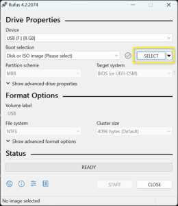 Create a Bootable USB Stick with Rufus on Windows – LinuxWays