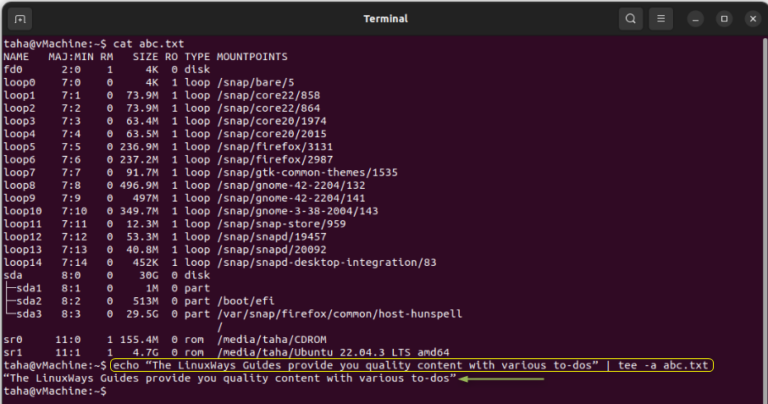How to Save Terminal Output to a File in Ubuntu? – LinuxWays
